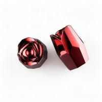 China FEA15 Zinc Alloy Rose Perfume Cap Luxury Carved Zamac Perfume Bottle Lid Custom Electroplated For Perfume Glass Bottle Zamac Perfume Cap Parfume Cap Custom Perfume Cap Factory for sale