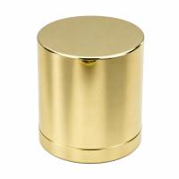 China Magnetic Zamac Perfume Cap Golden Fragrance Bottle Lids Gold Plate Zinc Alloy Fragrance Bottle Lid Custom Logo for Perfume Bottle Wholesale Perfume Cap for sale
