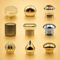 China Zamac Perfume Cap with Aluminum Pump Zinc Alloy Animal Floral Carved Perfume Bottle Lid Custom Logo Magnetic Perfume Bottle Cap Zinc Alloy Lid for sale