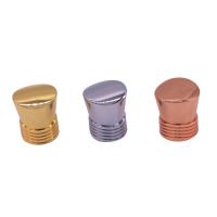 China Antique Style Hexagon Shape Die Casting Metal Perfume Caps Zinc Alloy 15mm for sale