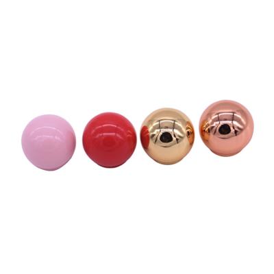 China Zinc Alloy Ball Perfume Caps 18mm Spray Bottle Zamak Flower Caps 23x30mm for sale