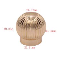 China Custom Gold Zinc Alloy Perfume Cap 23x31mm for FEA15 Bottle Neck for sale