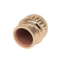 China Gold Spray Die Casting 150g Zamak Aluminum Bottle Caps for Perfume Packaging for sale