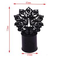 China Zinc Alloy Peacock Perfume Cap 25x45x72mm Gold Custom Metal Bottle Cap for EAF15 Glass for sale