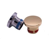 China Custom Zinc Alloy Gold Crown Perfume Bottle Caps OEM Decorative 23mm for sale