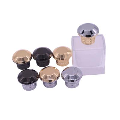 China Custom Gold Zamac Perfume Cap 26×32mm 44g for EFA15 Bottle with Free Mold Fee Over 5000 Units for sale