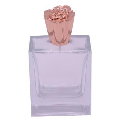 China Custom Zinc Alloy Perfume Bottle Cap 24x36mm Eco Friendly Metal Rose Cover for Luxury Packaging for sale