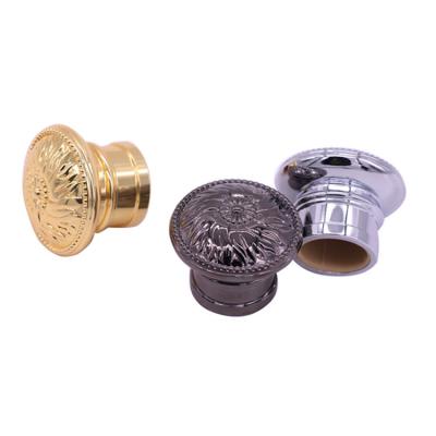 China Gold Mold Ring Perfume Bottle Cap Magnetic Perfume Cap 24x30x36mm Zinc Alloy for sale