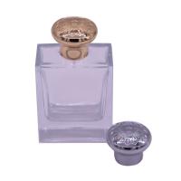 China Electroplate Magnetic Perfume Caps 26×32mm Zinc Alloy Lids with Custom Colors and Free Mold Options for sale