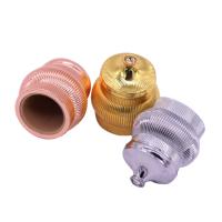 China Zinc Alloy Diamond Perfume Cap 24x36mm for Antique Bottles Custom Color for sale