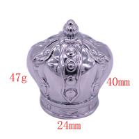 China Zinc Alloy Crown Perfume Bottle Cap 24x40mm Custom Design High-End Luxury for sale
