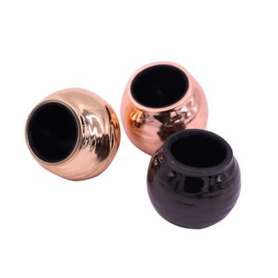 China Zinc Alloy Perfume Cap 25x30.8mm Custom Zamac Bottle Cap for Luxury Packaging for sale