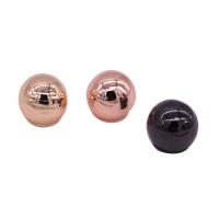 China Round Zamac Perfume Bottle Caps 25x30.8mm Custom Color Zinc Alloy Lids for sale