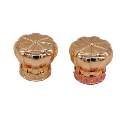 China Screw Cap Electroplate Zamac Metal Fea15 Perfume Bottle Cap for sale