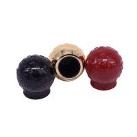China Electroplate Die Casting Bottle 42x31mm Zamak Perfume Caps for sale