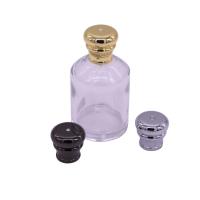 China Zinc Alloy Perfume Cap 23x32mm Black Plastic Spray Cap for FEA 15 Bottle Custom for sale