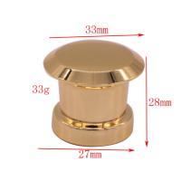 China Gold Magnetic Zamak Perfume Cap 27x28mm Customizable Eco-Friendly Zinc Alloy for sale