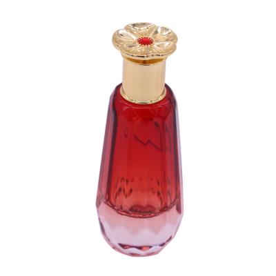 China Flower Shaped 34*34mm Crystal Perfume Bottle Cap for sale