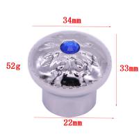 China 34*33mm Diamond Made Zinc Alloy Custom Perfume Caps for sale
