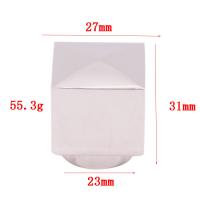 China Hanging Plating Zinc Alloy Embossed Perfume Bottle Caps for sale