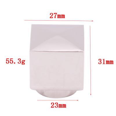 China Hanging Plating Zinc Alloy Embossed Perfume Bottle Caps for sale