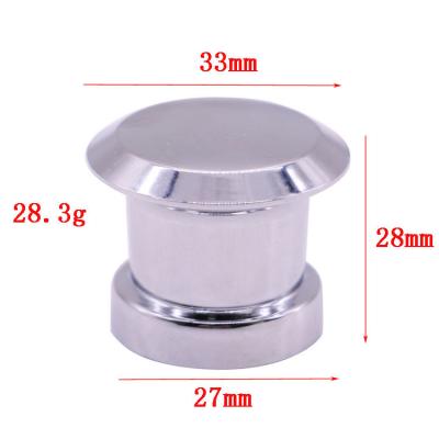China 33*28mm Lightweight Magnetic Zamac Perfume Cap for sale