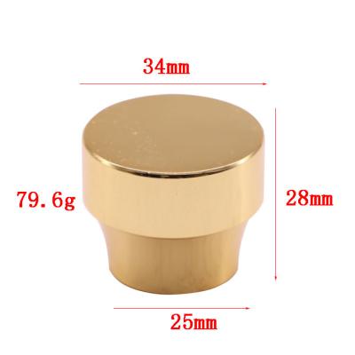 China 34*28mm Round Hanging Plating Perfume Bottle Caps for sale