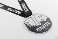 China 80mm Brass Plating 3D Engraved Award Medals with 4mm Thickness and Heat Transfer Ribbon for sale