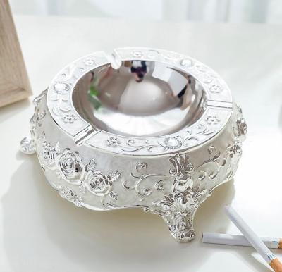 China 5.0mm Zinc Alloy Cigar Ashtray with Antique Plating - Custom OEM Design 0.3-5.0mm Thickness Options for sale