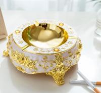 China Custom OEM 3mm Zamak Zinc Alloy Die Casting Ashtray - 15-25 Day Production - Double Plating Options for sale