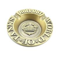 China L149.5mm Zinc Alloy European Antique Ashtray with Laser Engraving - Custom Logo & 15-25 Day Delivery for sale