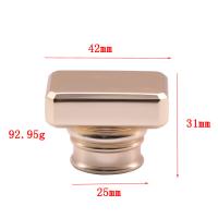 China Customized Logo Premium Glossy T-Shaped Cap Zamac Perfume Cap for Fea 15 for sale