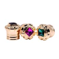 China Light Weight High End Design Zamac 34*35mm Perfume Bottle Cap for sale