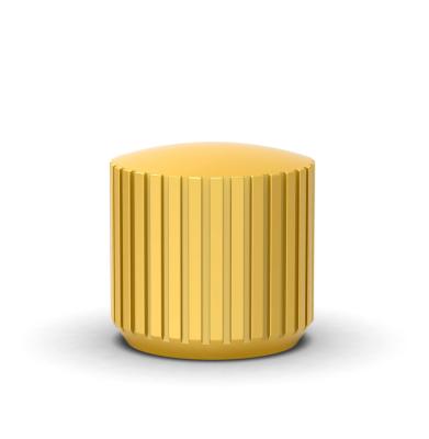 China Zinc Alloy Non Spill Wine Glass Bottle Metal Cap 26.2x30mm Custom for sale