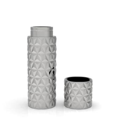 China OEM 10ml Portable Perfume Holder with Zinc Alloy Perfume Cover in Silver Gold Rose Gold for sale