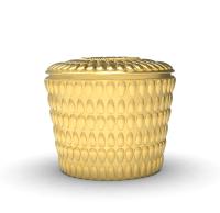 China Pineapple Grain Shape Zinc Alloy FEA 15 Perfume Bottle Caps for sale
