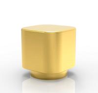China Custom Gold Zamak Perfume Bottle Caps for FEA15 Neck Eco-Friendly Zinc Alloy for sale