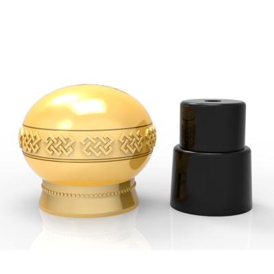 China Custom Zinc Alloy Perfume Bottle Cover OEM ODM Luxury Cap 3-6mm Thickness for sale