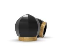 China Luxury Zamak Perfume Glass Bottle Cap High Quality Fea15 Neck Lids for sale