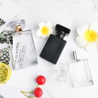 China 1oz Square Glass Perfume Bottle 30ml-100ml Capacity with Custom Printing for E-Liquids for sale