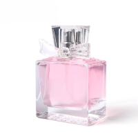 China Custom Frosted Glass Perfume Bottle 15ml 30ml 50ml 100ml with Crimp Pump Closure for sale
