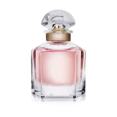 China Luxury Fancy Design Perfume Glass Bottle 100ml with Pump Cap Sprayer - 76×81.5mm Dimensions, Food Grade for sale