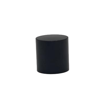 China Black Double Wall Plastic Perfume Bottle Cap for 15mm Mouth Bottle with Pump Sprayer and Non-Spill Design for sale