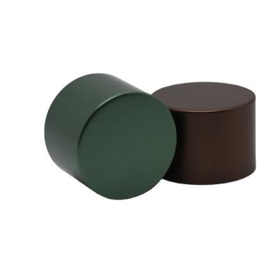 China Frosted Spray Big Round Plastic Perfume Cap ABS Flip Top Type - 5000pcs MOQ Custom Colors for sale