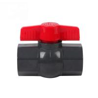 China Manufacture PVC Ball Valve 50mm Plastic with Socket Connection for sale