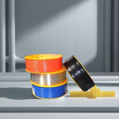 China Working Medium Air Oil PU Tube Hose Pipe in Round Style for Industrial Applications for sale