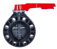 China ABS Handle UPVC Wafer Type Butterfly Valve for OEM and Industrial Applications for sale