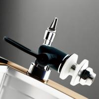 China Polish Finish Modern Stainless Steel Single-Handle Faucet for Homebrew and Outdoor Bar for sale