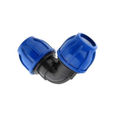 China Blue PP Compression Fitting for Water Supply and Agriculture Irrigation STANDARD Length for sale