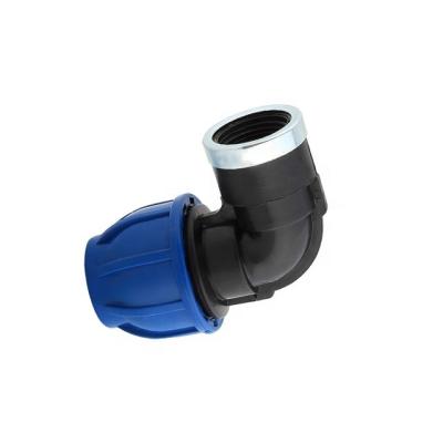 China STANDARD Length Plumbing Fittings for Agriculture Irrigation Blue PP HDPE Compression for sale